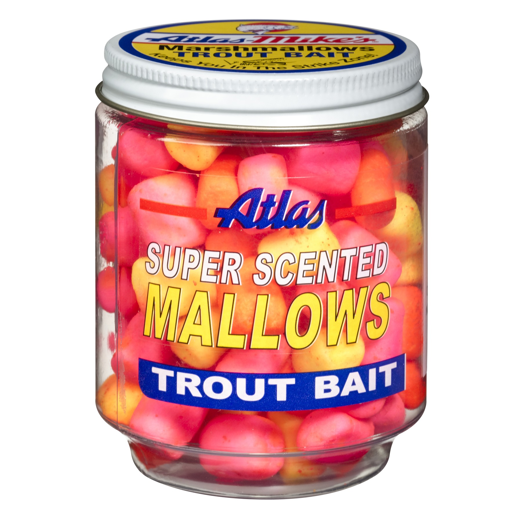 Atlas Regular Marshmallows 1 1/2 oz. Scented Marshmallow Trout Fishing ...