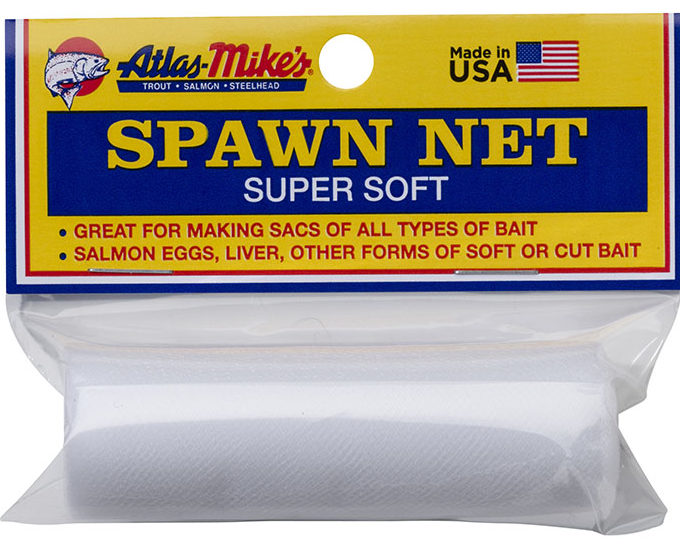 Atlas Spawn Net Rolls Trout Fishing Soft and Cut Bait Sac Netting Spawn ...