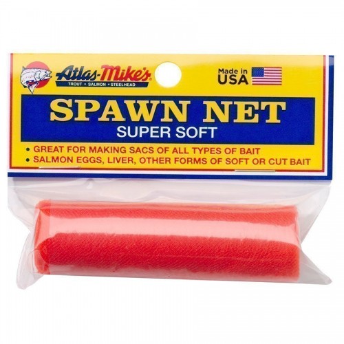 Atlas Spawn Net Rolls Trout Fishing Soft and Cut Bait Sac Netting Spawn ...