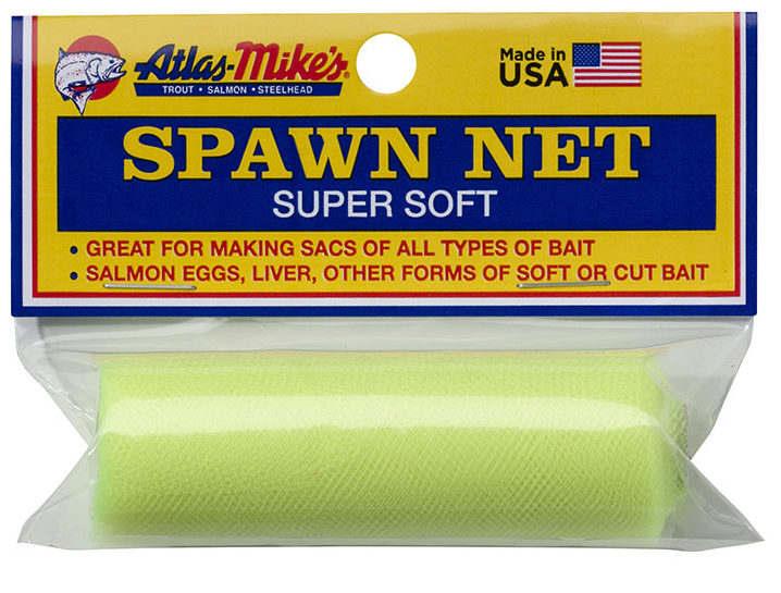 Atlas Spawn Net Rolls Trout Fishing Soft and Cut Bait Sac Netting Spawn ...