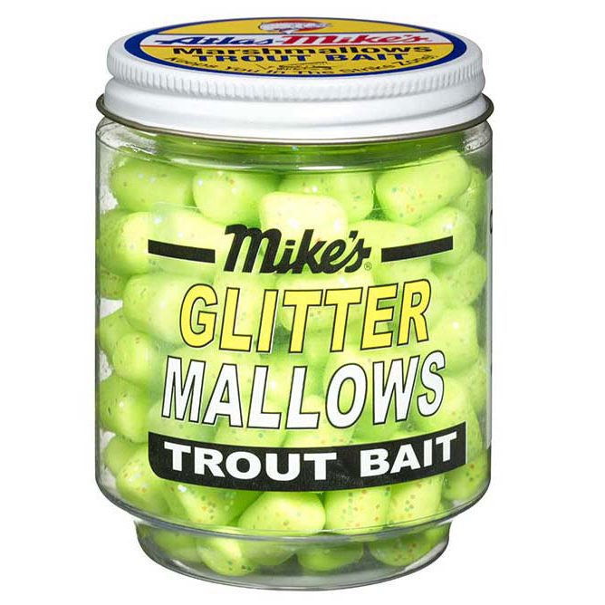 Atlas-Mike's Glitter Mallows 1.5 oz. Scented Marshmallow Trout Fishing ...