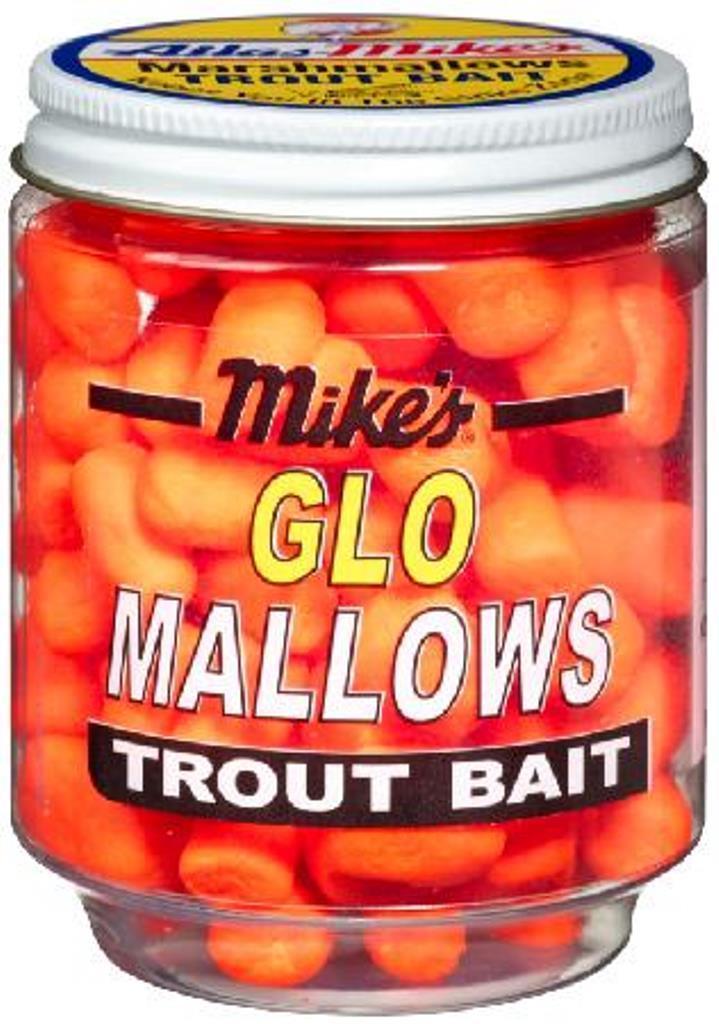 Atlas-Mike's Glo Mallows 1.5 oz. Scented Marshmallow Trout Fishing Bait ...