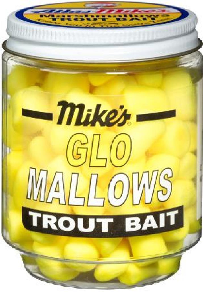 Atlas-Mike's Glo Mallows 1.5 oz. Scented Marshmallow Trout Fishing Bait ...