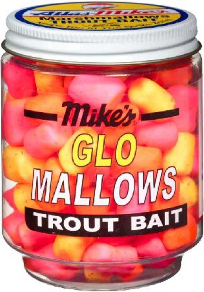 Atlas-Mike's Glo Mallows 1.5 oz. Scented Marshmallow Trout Fishing Bait ...