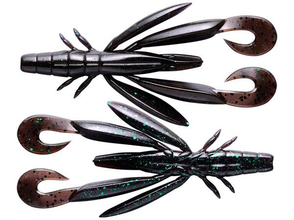 JACKALL Chunk Craw Bait Lure 3 1/2" Green Pumpkin Chartreuse per 6 ...